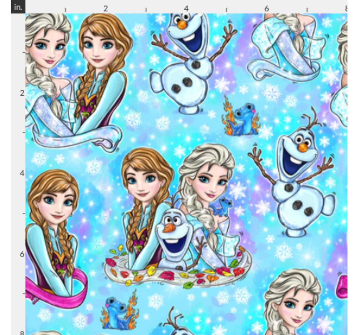 Frozen Ice Princess blue preorder – Paris Bebe Studio