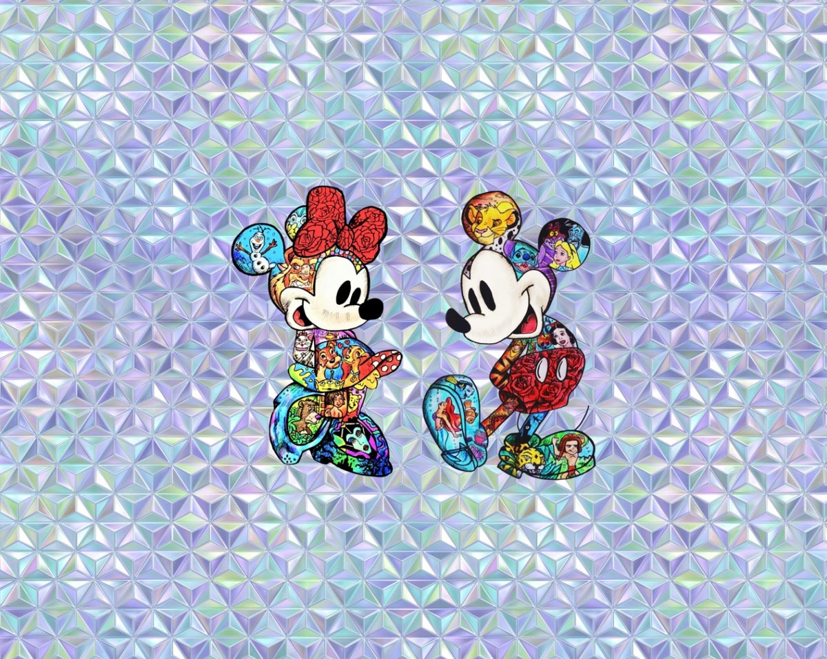 Mouse Mosaic Earth Globe 18”x18” Panel – Paris Bebe Studio