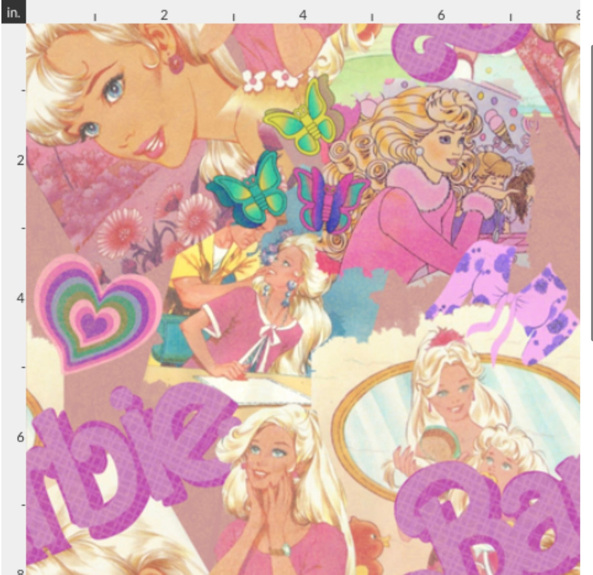 Vintage style Barb Doll collage preorder – Paris Bebe Studio