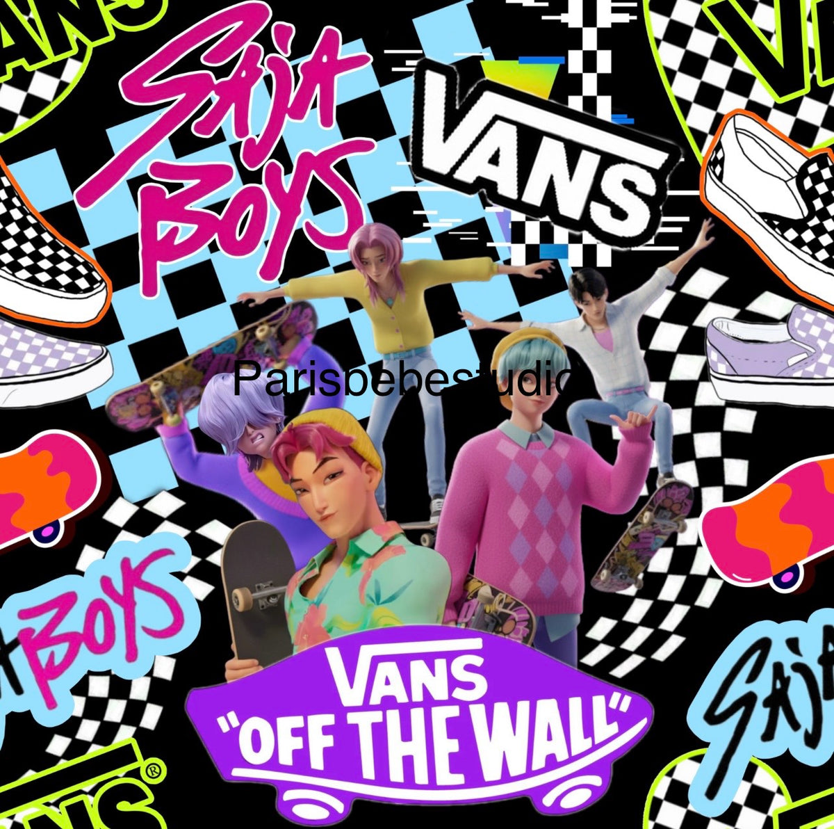 New! K Pop Boy Band Vans preorder – Paris Bebe Studio