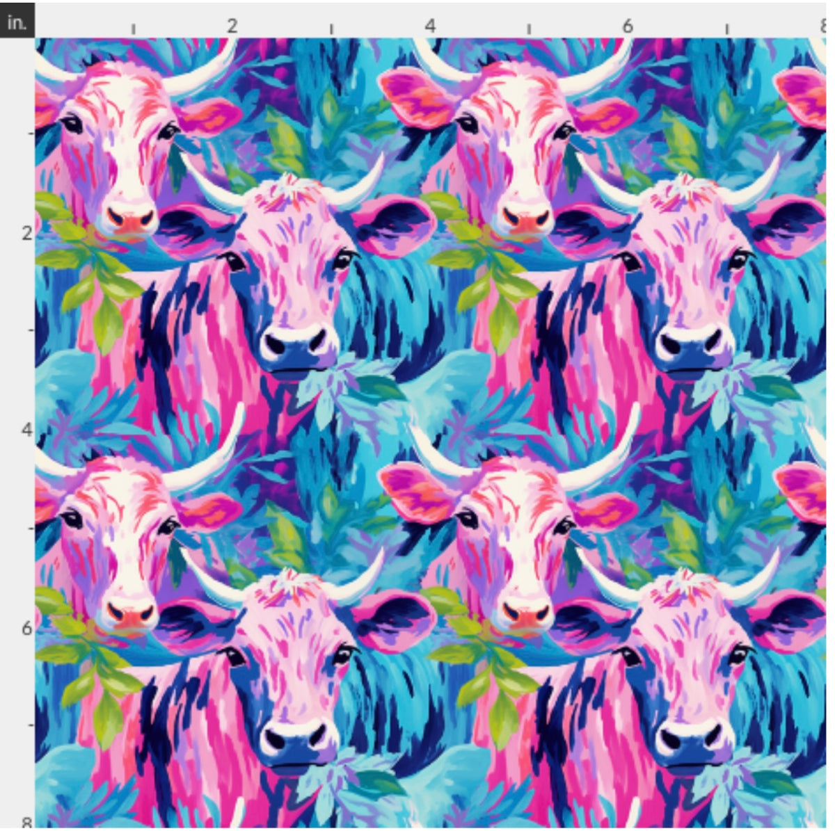 Cow Preppy watercolor preorder – Paris Bebe Studio