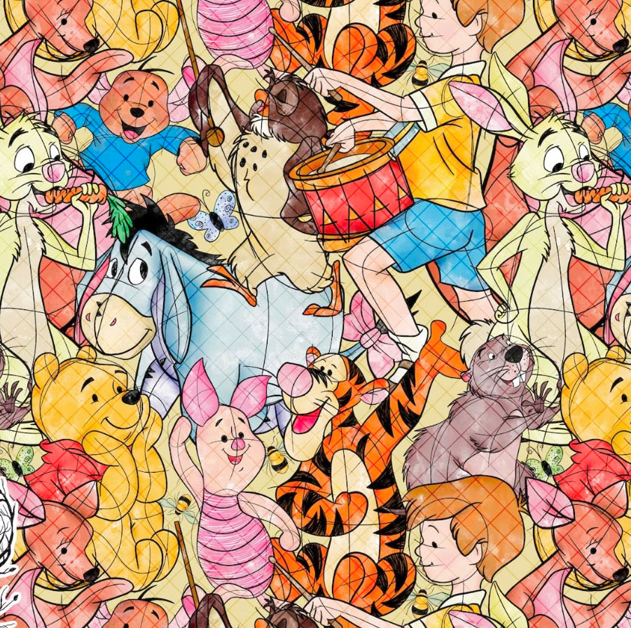 New! Pooh Gang Sketchy preorder – Paris Bebe Studio